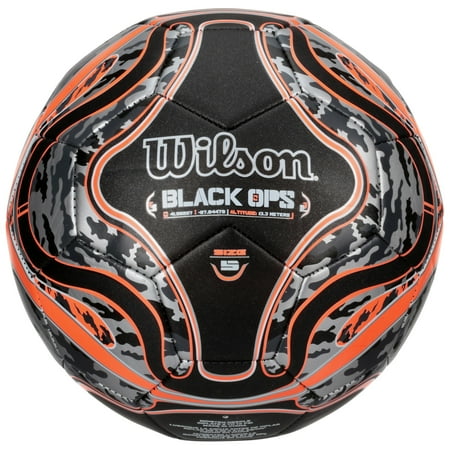 Wilson Soccer Ball, Size 5, Black and Orange - Walmart.com
