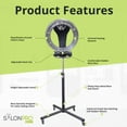 SalonPro Orbiting Halo Infrared Hair Dryer Color Processor – Rolling ...