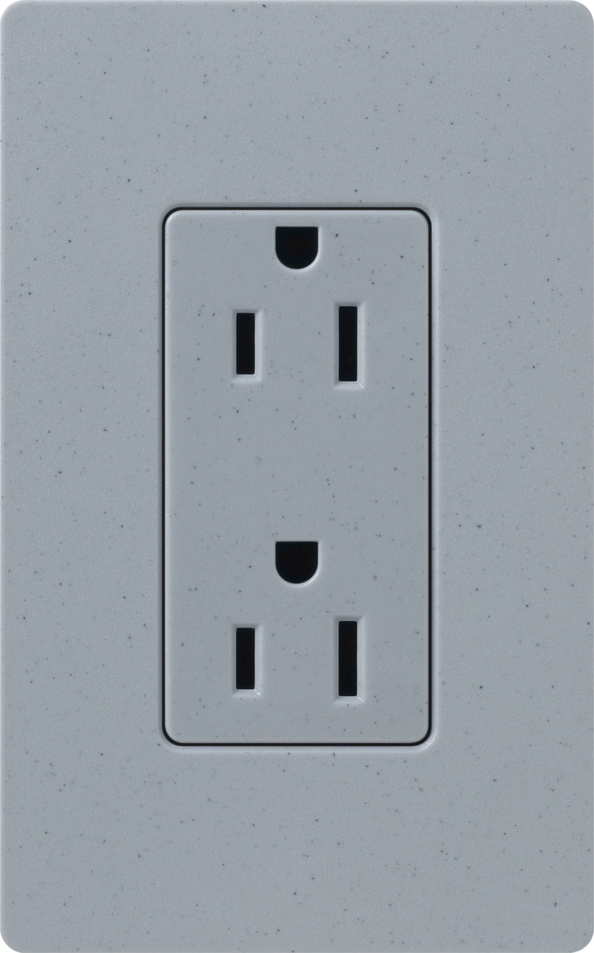 Lutron Car-15H Claro 15 Ampere 125 Volt Designer Two Outlet Duplex ...