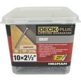 Hillman Fasteners 48440 2.5 in. X No. 10, Gray Star Drive Composite ...