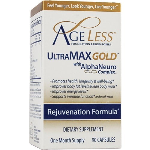 Ageless Foundation ULTRA Max Gold for Energy & Lean Body Mass Dietary ...