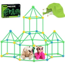 TOWER TUBES Stem Fort Building Kit - 510 Pieces for Kids 7+, Indoor and ...