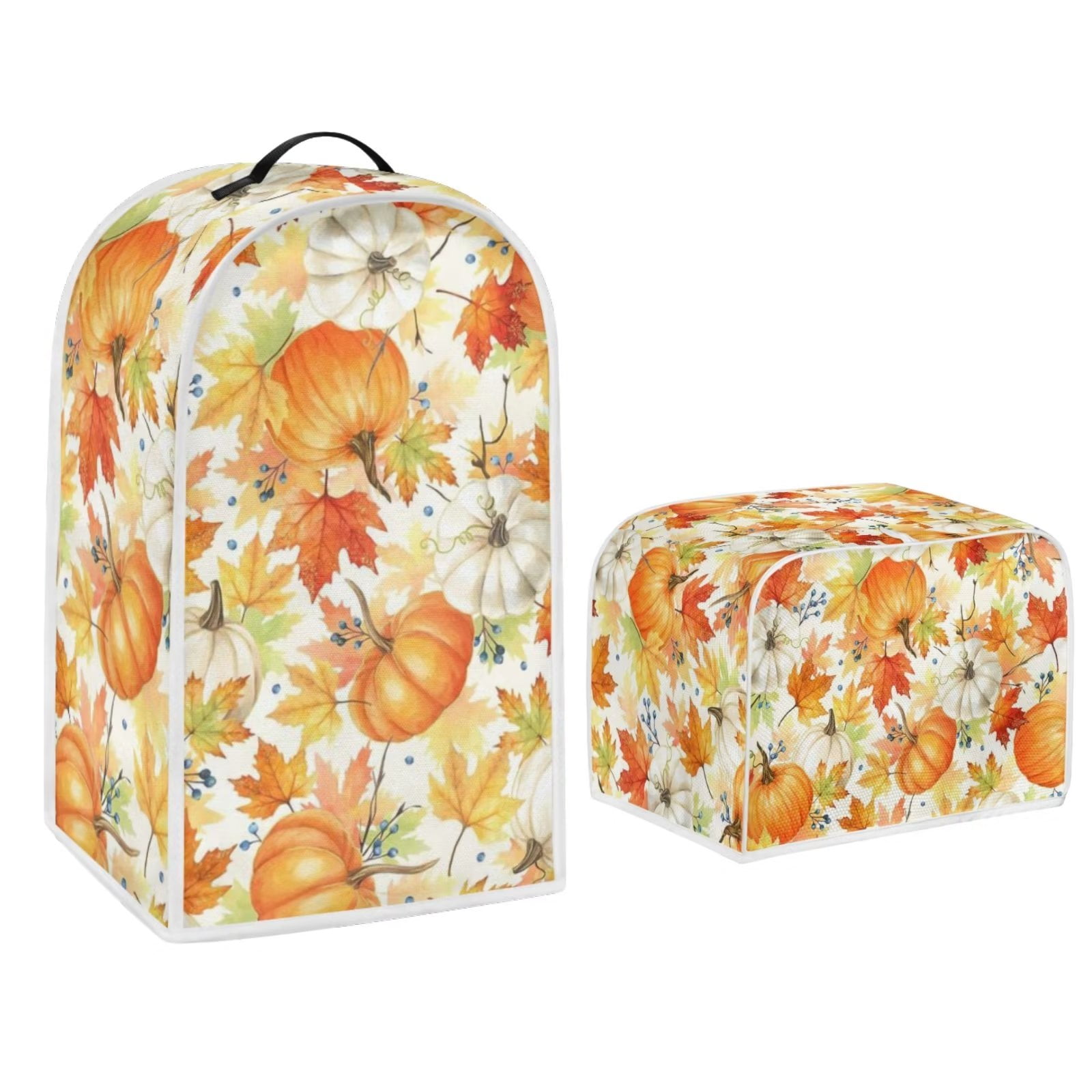 Renewold 2 Slice Toaster Cover and Blender Cover Set Harvest Pumpkins ...