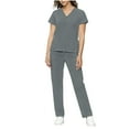 Caregiver Uniform Set Women's Loose Drawstring Pants with Pockets And ...
