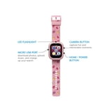 iTech Jr Kids Girls Fuzzy Purple Cup Cake Silicone Smartwatch with On ...