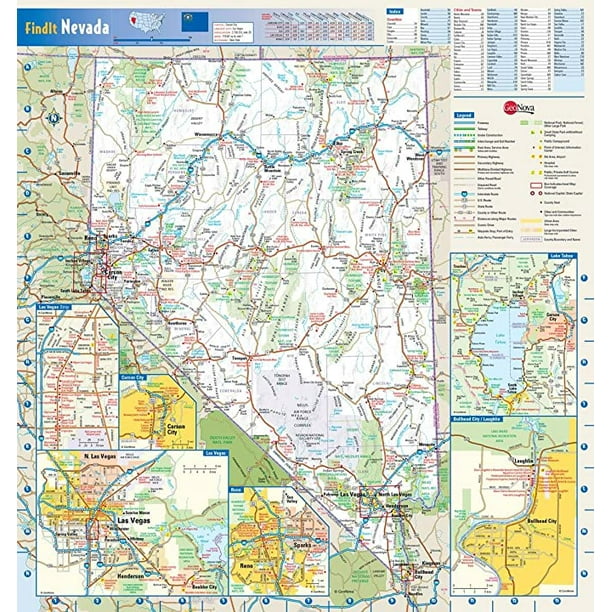 Iconic Arts Laminated 24x25 Poster: Road Map - Large Detailed Roads and ...