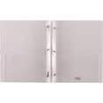 Staples 2-Pocket Presentation Folder with Fasteners Clear 3/Pack ...