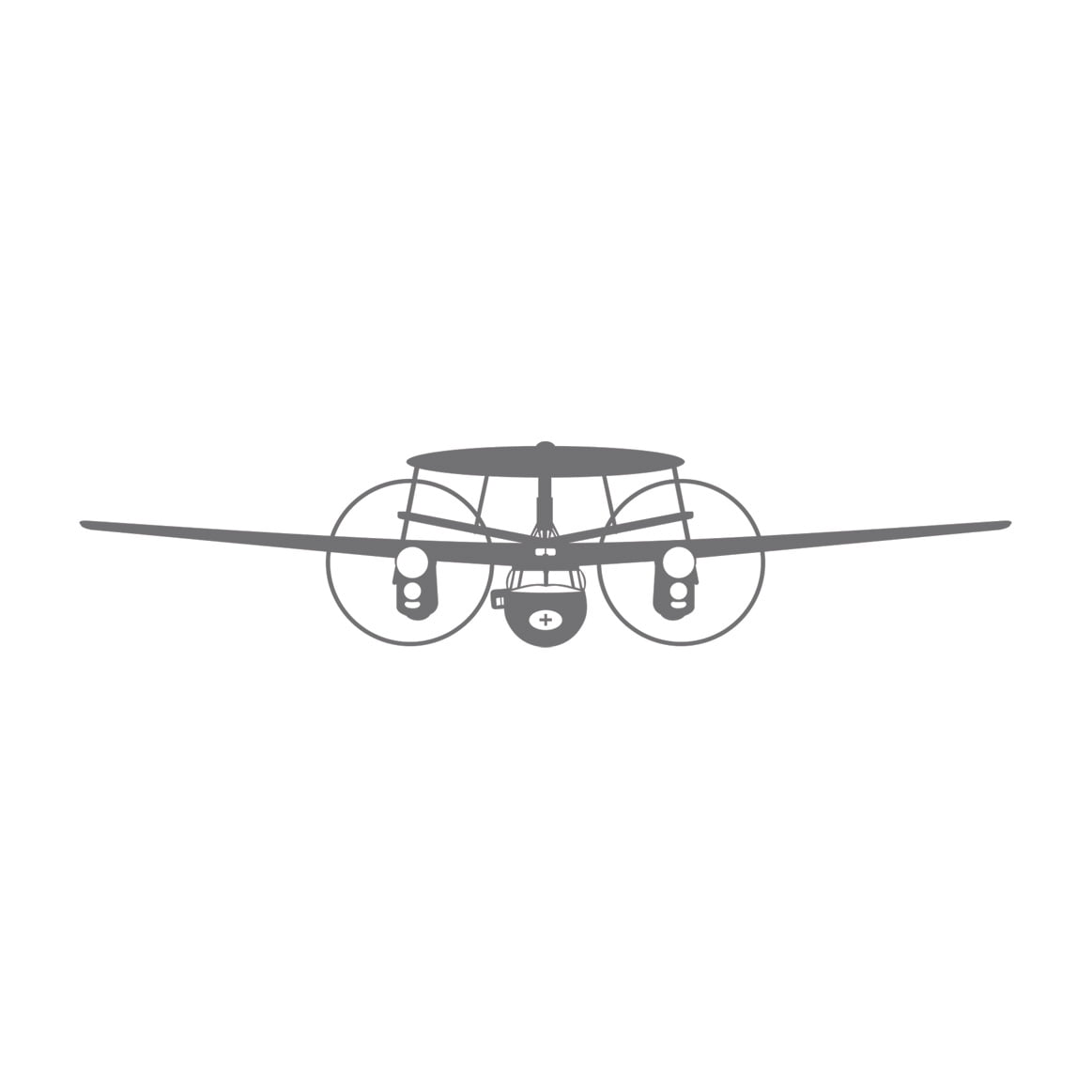 E-2 Hawkeye Sticker Decal Die Cut - Self Adhesive Vinyl - Weatherproof ...
