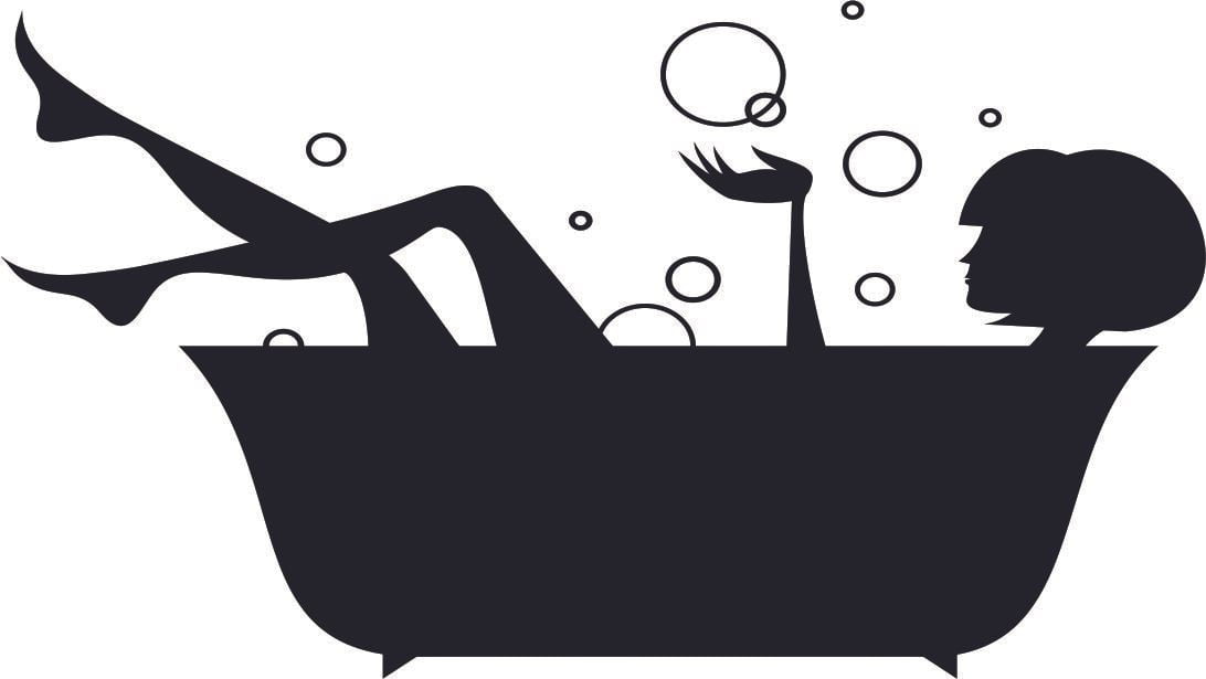 Bubble Bath Silhouette