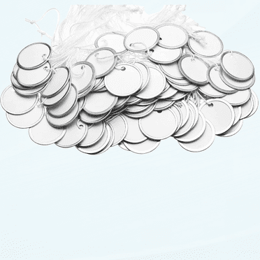 Avery Round Paper Write Key Tags, Metal Rim, Split Ring, White, 50 Tags ...