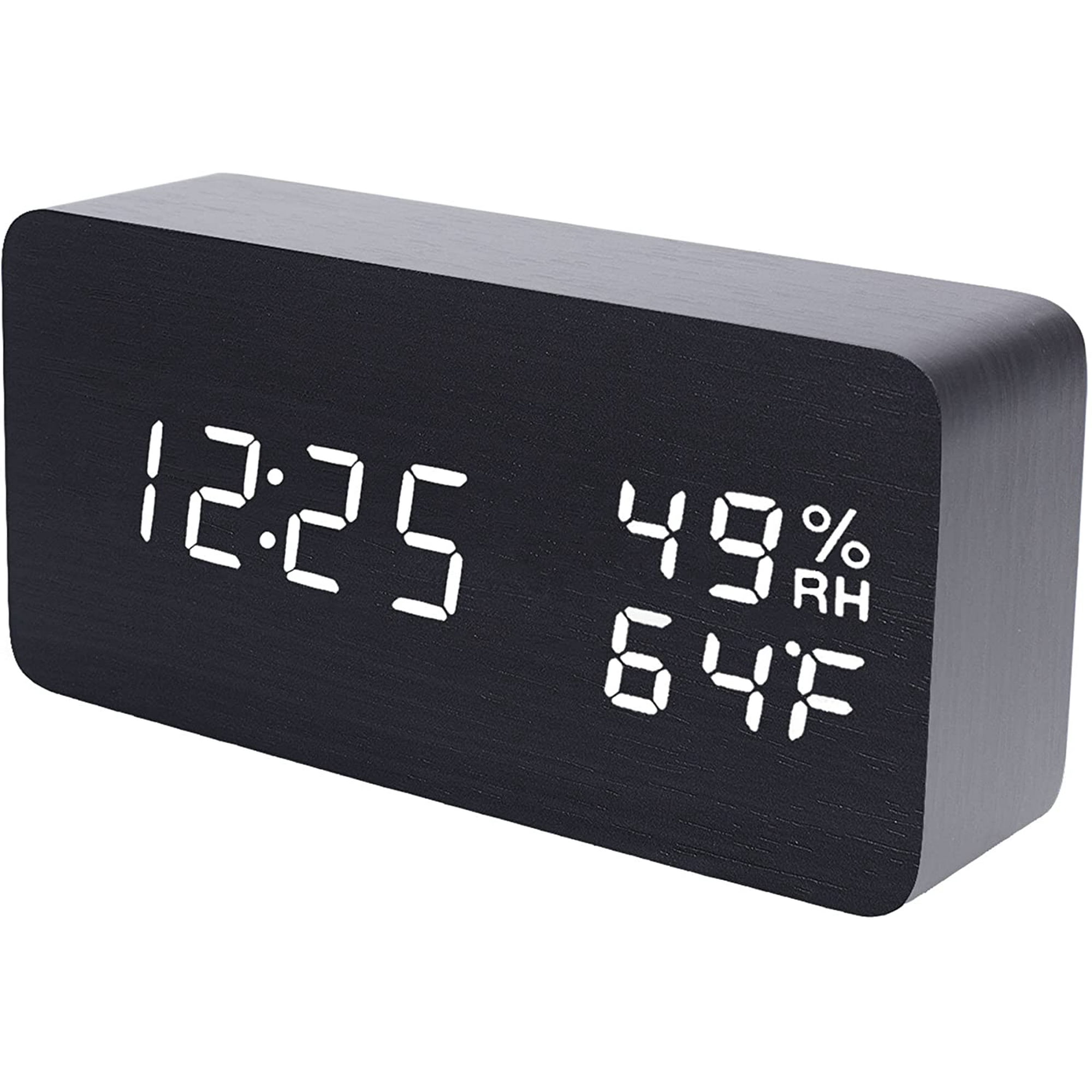 Modern Alarm Clock Silver