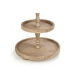 Tripar 3-Tier Wooden Display Stand - Natural - Walmart.com