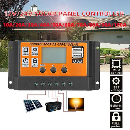 10a100a Pwm Solar Controller Photovoltaic Module System Solar Panel ...