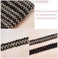 10 Yards Polyester Woven Braid Trim 13mm Wide Lace Ribbon Wave Pattern ...