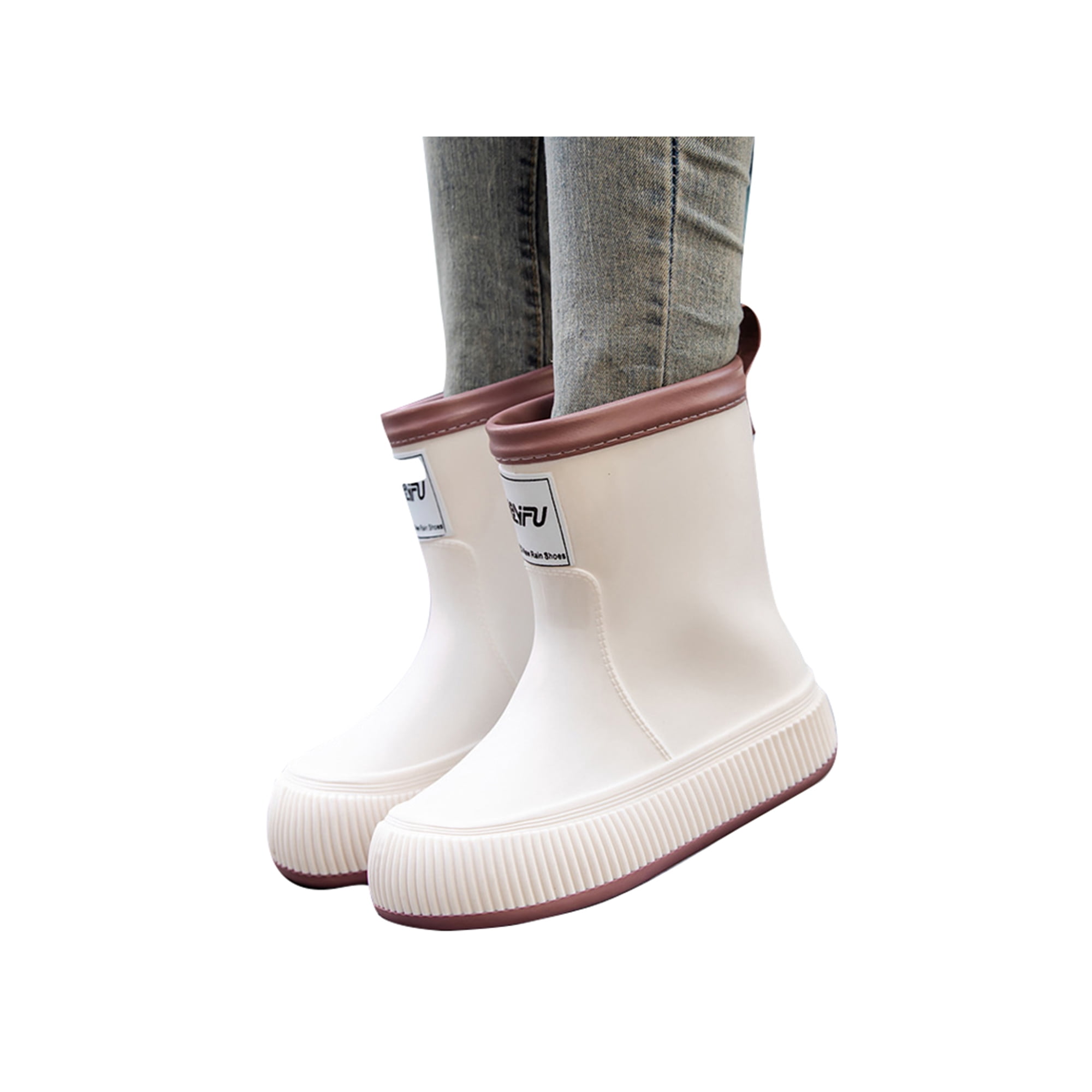 Click here for Bellella Women Rain Boots Slip Resistant Rubber Bo... prices