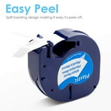 Isdotead Label Maker Tape Compatible for Dymo LetraTag, 12mm x 4m ...