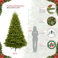 Free Shipping! Puleo International 9' Pre-Lit Fraser Fir Artificial ...