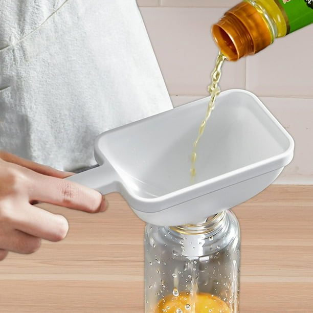 Kitchen Funnel Wide Mouth Portable Food Funnel for Solid Particles ...