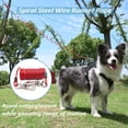 80FT Dog Run for Yard Heavy Duty with 10FT Tie Out Cable, Outdoor Leash ...