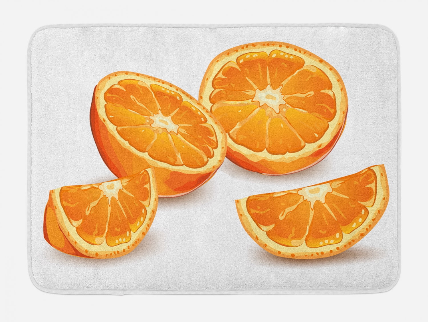 Nature Bath Mat, Fresh Nature Health Citrus Orange Mediterranean ...