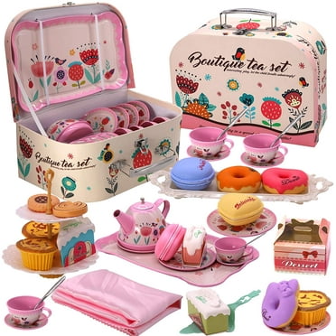 Style-Carry Non-Breakable Children's Tea Set, Princess Party Pretend ...