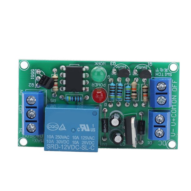 Relay Power Switch Board,Relay Module 2 Button Button Switch Relay ...