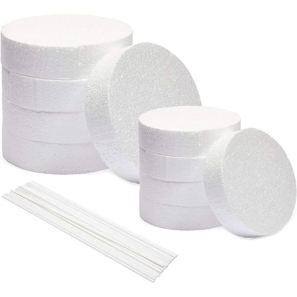 Round Styrofoam Discs