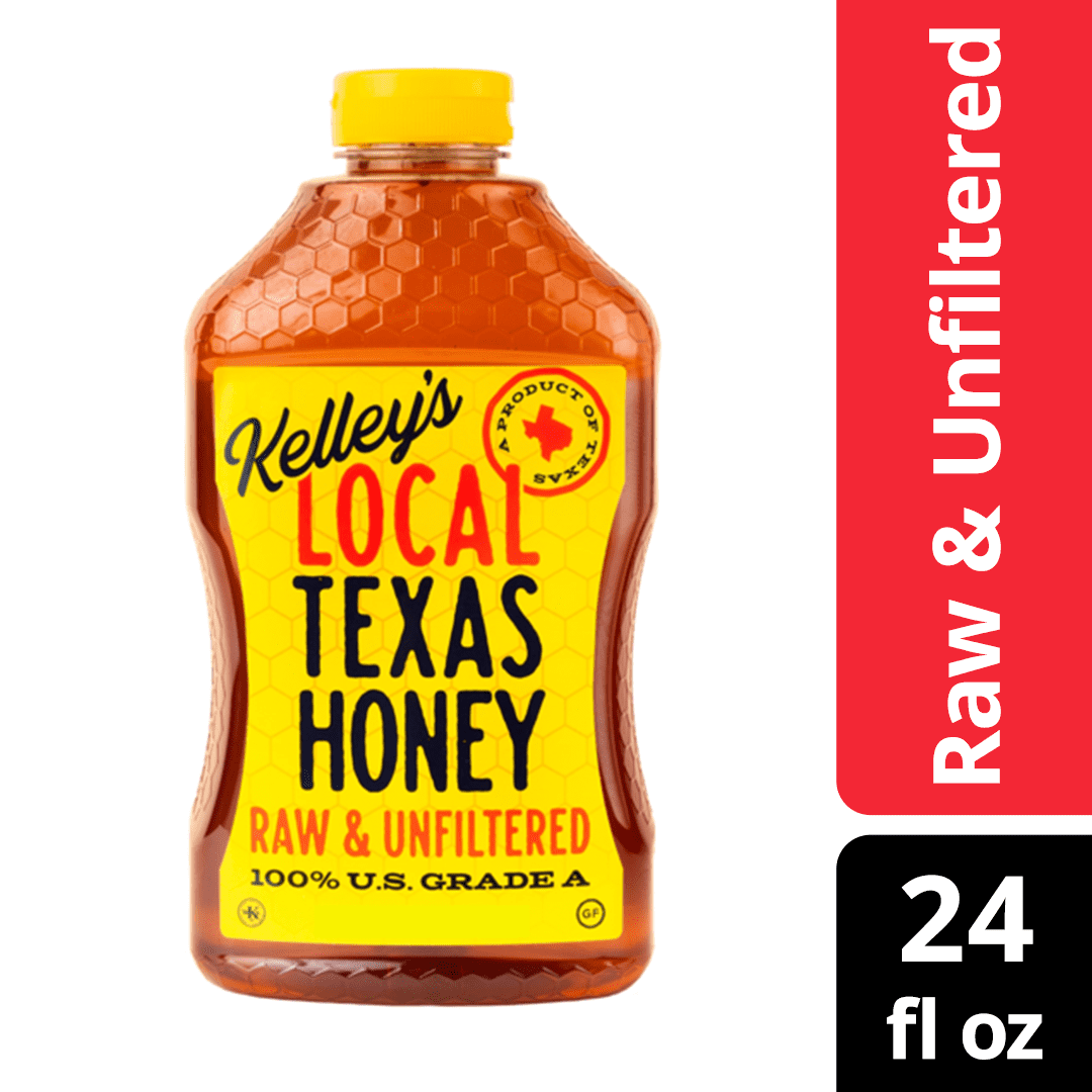 Kelley's Local Texas Honey 100% Pure Grade A, Raw and Unfiltered Honey ...