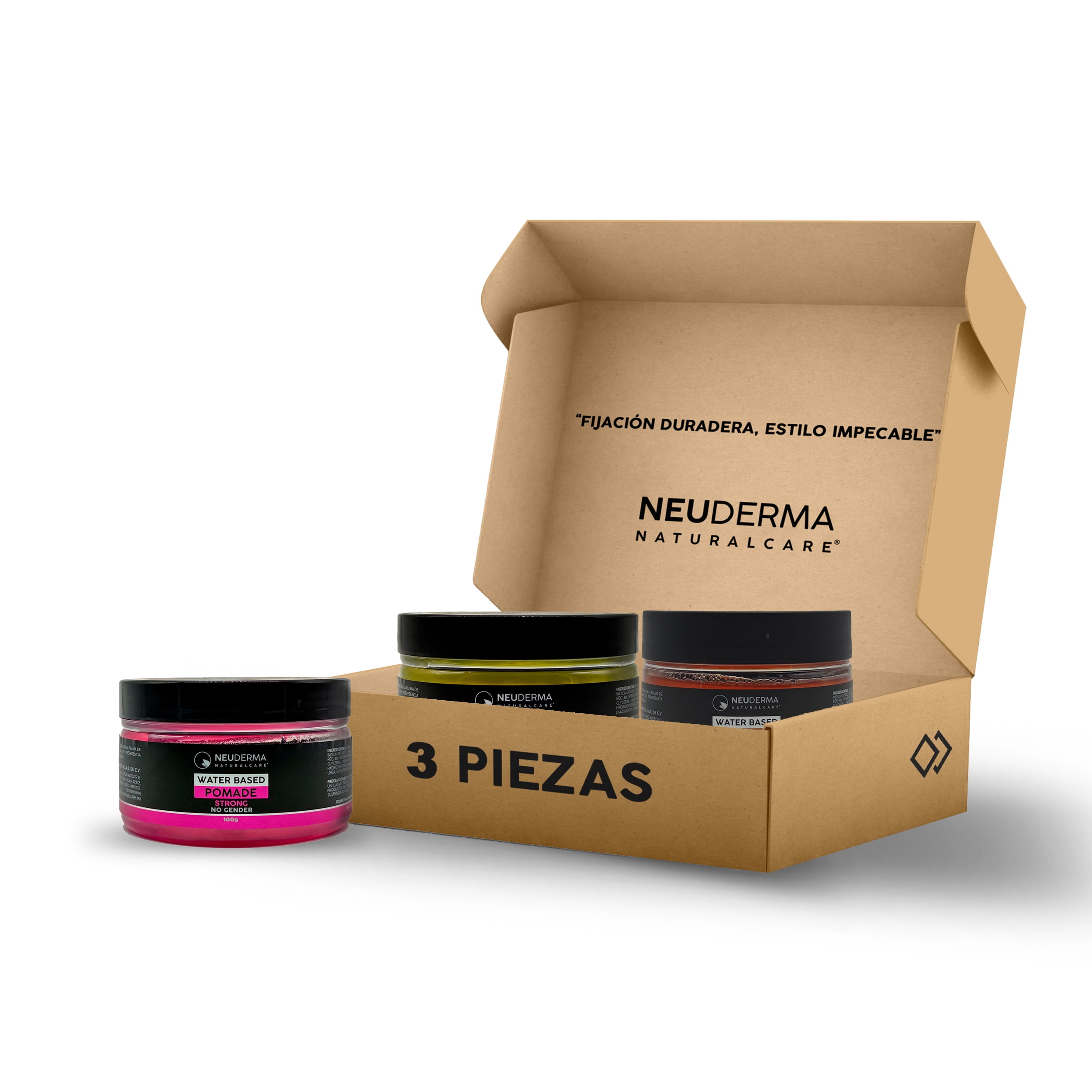 Kit de Pomadas para Peinar NEUDERMA 3 Pomadas | Walmart en línea