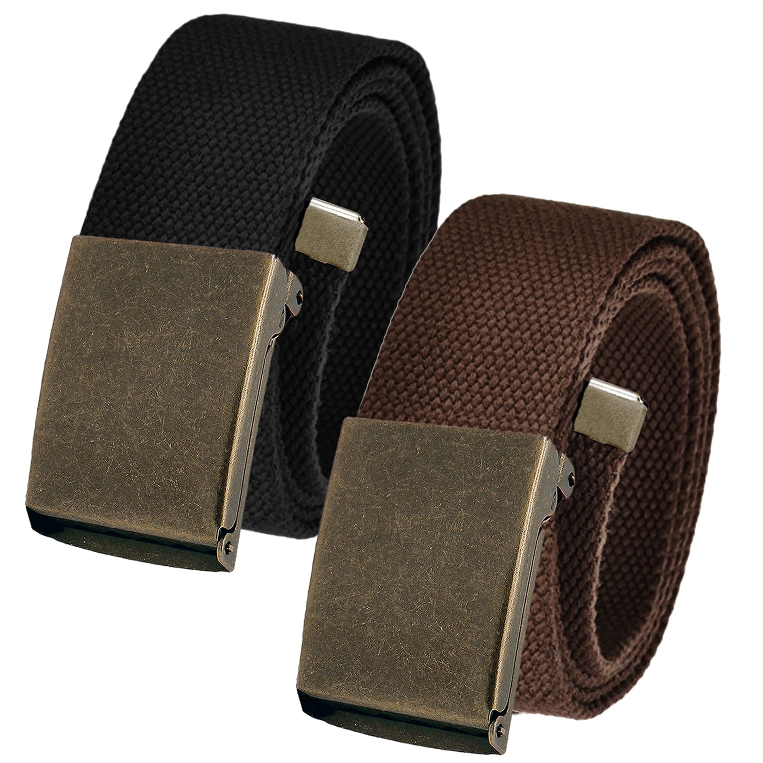 Men's Cut to Fit Waist Size Up to 36" Casual Outdoor 2 Belt Pack with ...