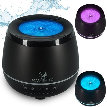 Mainstays Cool Mist Ultrasonic Aroma Oil Diffuser, White - Walmart.com