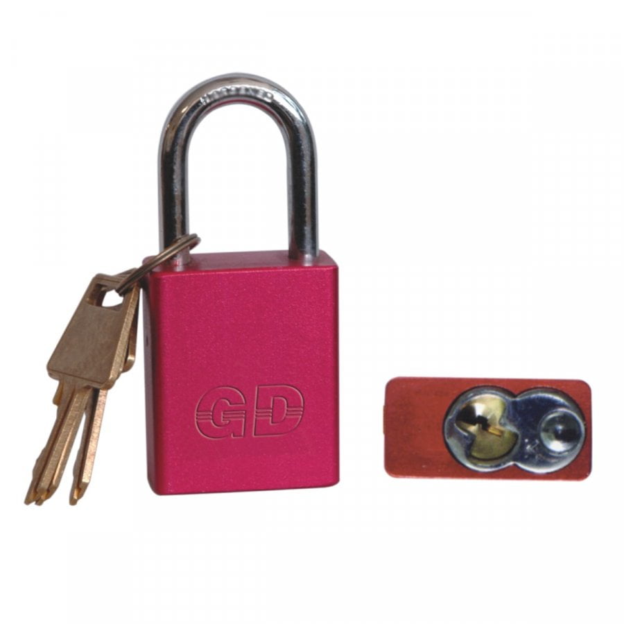 ALUMINUM PADLOCK WITH CHANGABLE CYLINDER 1-PACK IN BLISTER 1-9/16"(40mm ...