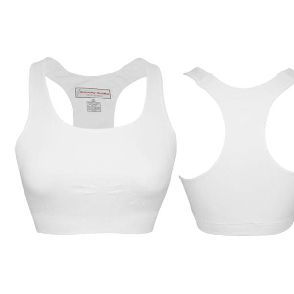 Boll Women`s Barely Bolle Tennis Sports Bra White