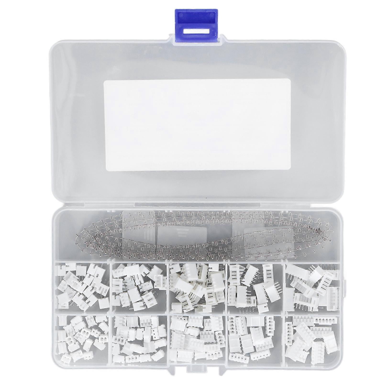 460PCS Terminal Wiring Connector Kit 2 3 4 Pin 2mm Male Female Pin Head ...