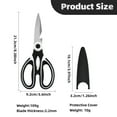 Kitchen Scissors 1 Pack -DFITO Heavy Duty Stainless Steel Cooking ...