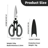 Kitchen Scissors 1 Pack -DFITO Heavy Duty Stainless Steel Cooking ...