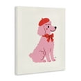 French Poodle in Beret Canvas Wall Art, design by Jessica Beck ...