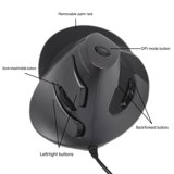 J-Tech Digital Scroll Endurance Wired Mouse Ergonomic Vertical USB ...