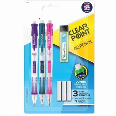 Nicpro 0.7mm Metal Mechanical Pencil Set, 3 Pencils, HB Lead Refills ...