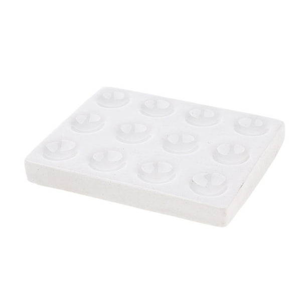 Porcelain Spot Plates Reaction Plate Lab Reusable, 12 Well, Reusable ...