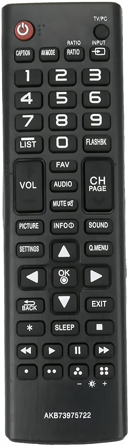 New AKB73975722 Remote Control for LG TV 22LB4510 22LB4510PU 22LF4520 ...