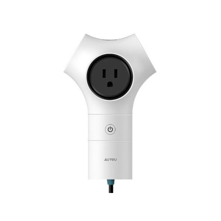 AuYou Wi-Fi Smart Outlet Switch, 5 Outlets Multi Socket Safety On/Off ...