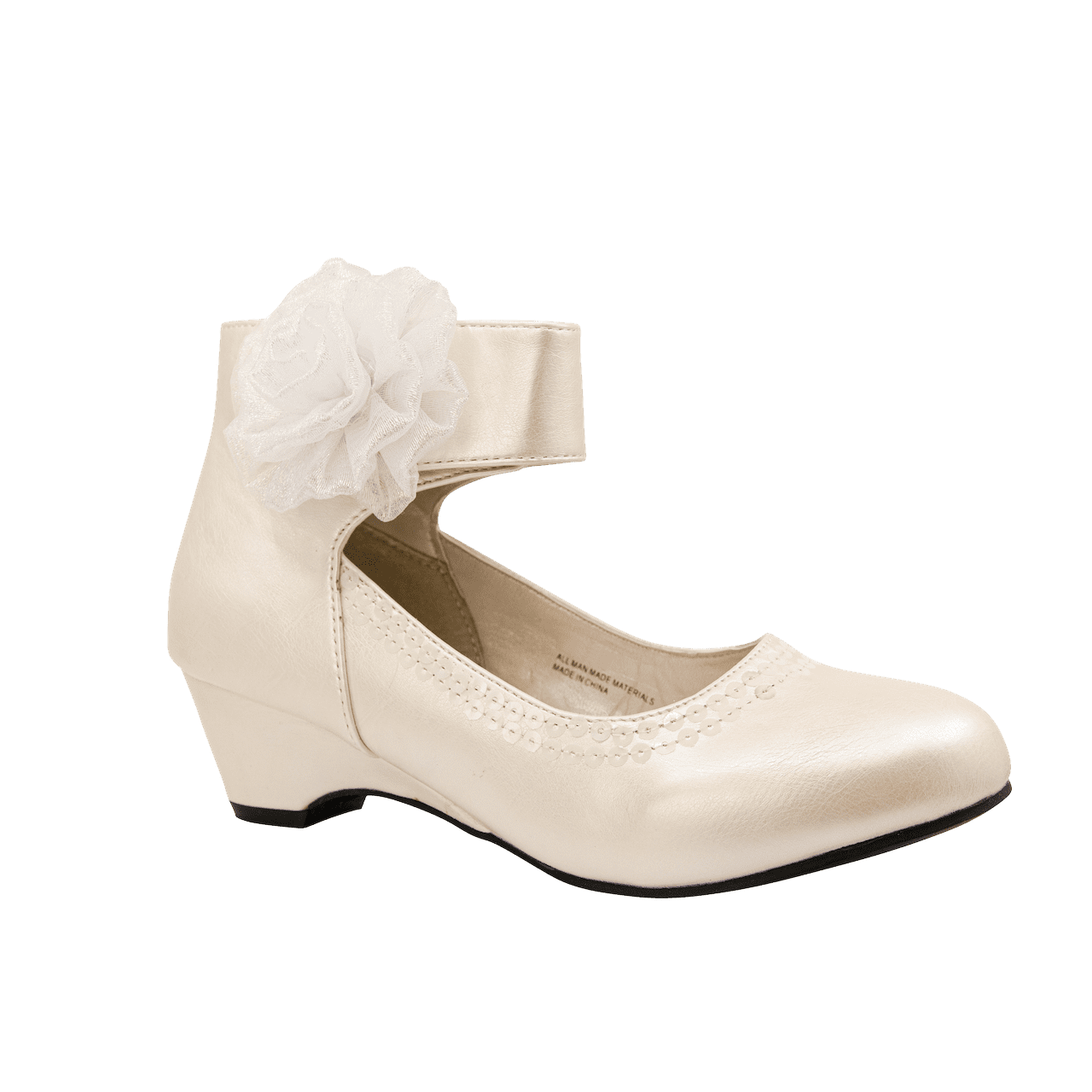 EIGHT EIGHTEEN Girls Wedge Ankle Cuff Stylish Kiddie Heel in Various ...