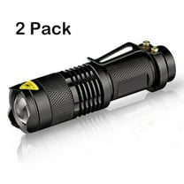 2 Pack 2000 LM LED Flashlights, Powerful Handheld Mini Tactical ...