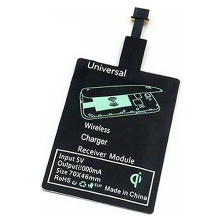 Qi-Wireless Charger Receiver Fast Wireless Charging Adapter Universal ...
