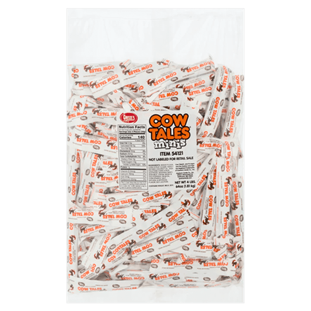 Goetze's Mini Cow Tales Caramel Cream Candy, 4LB Bulk Bag - Walmart.com