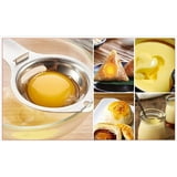 Stainless Steel Egg Separator, Egg White and Yolk Separator Sieve with ...