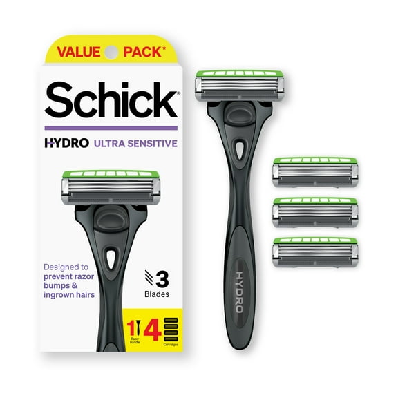 Schick Hydro 5 Ultimate Comfort 3ct Disposable Razors with 5 Blades ...