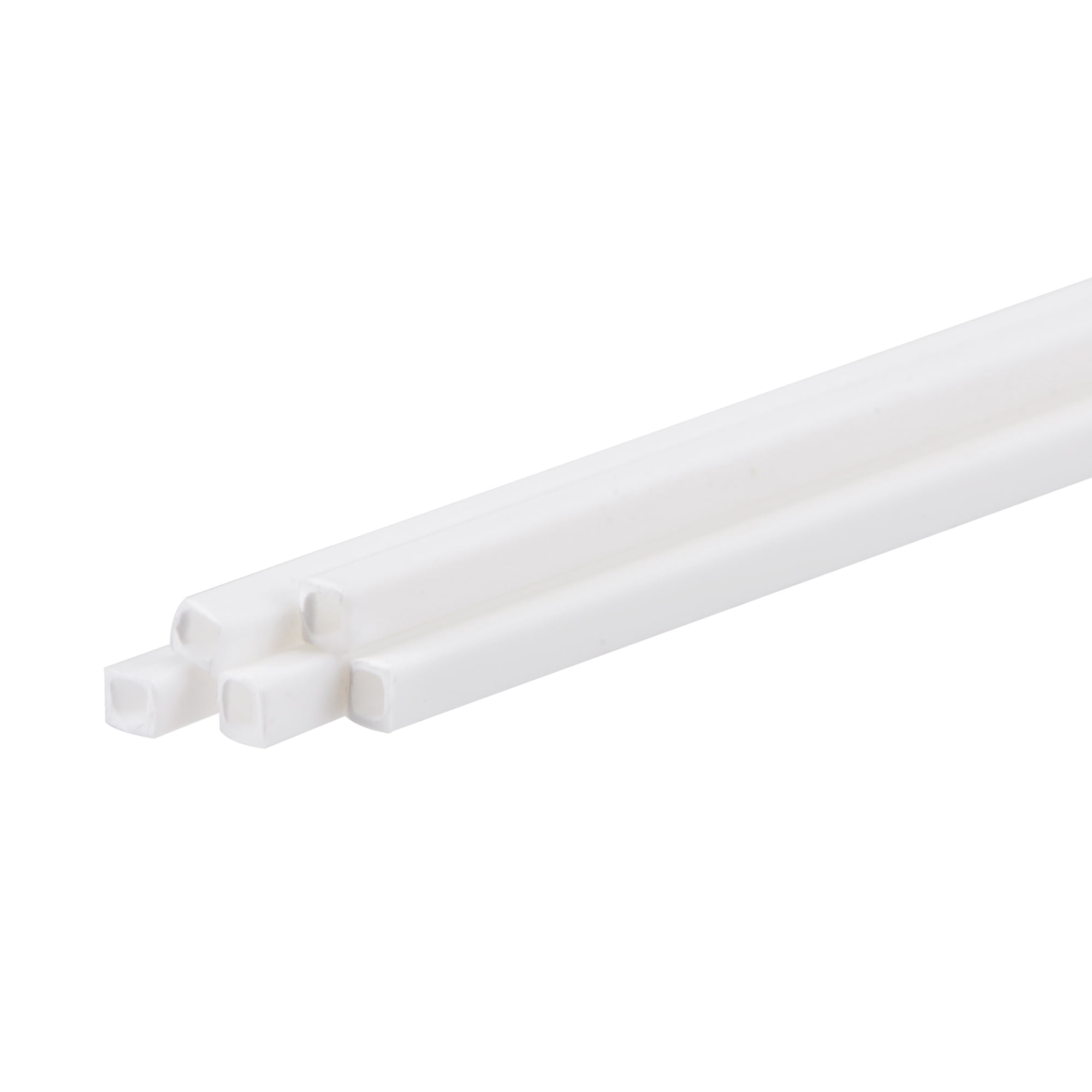 Uxcell 2mmx2mmx250mm White Plastic Model Tube ABS Square Tube for Model ...