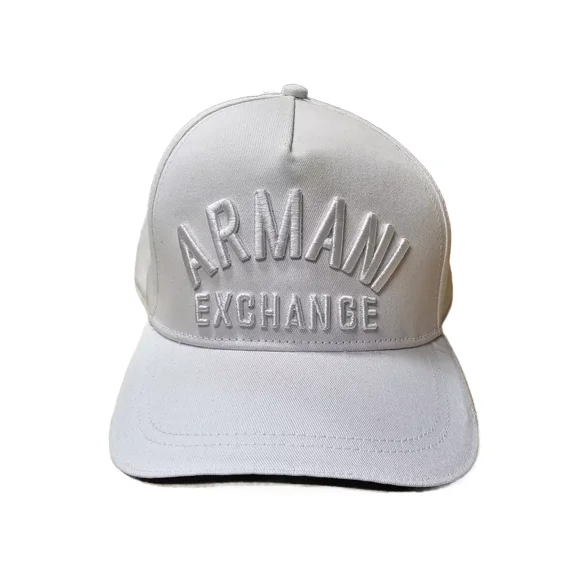 A|X Armani Exchange Blue With White Trim Arched Logo Baseball Snapback ...